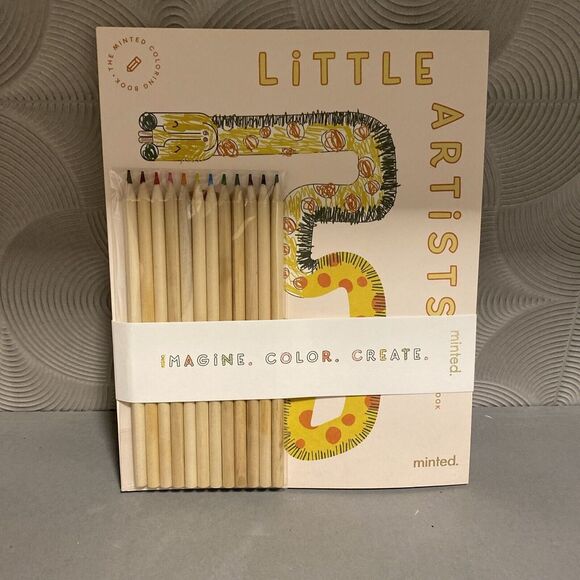 Mint | Art | Minted Little Artist Coloring Book And Pencils New | Poshmark